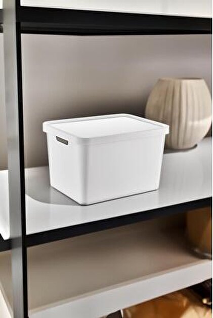 Smartware 4'Lü Set Stafi Çok Amaçlı Kapaklı Kutu Beyaz 18 LT - Fiyatı ...