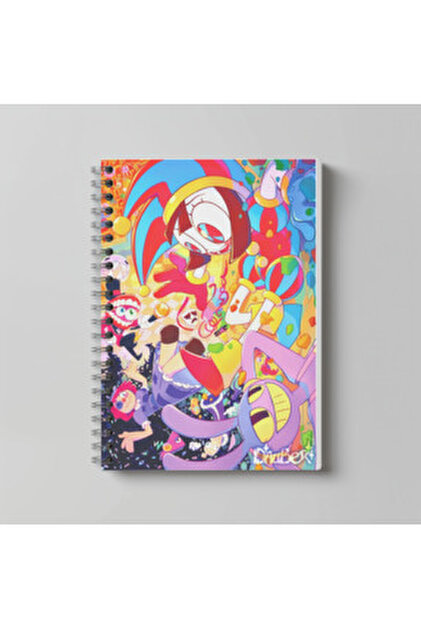 nihonwosekai The Amazing Digital Circus Defter A4 Boy 60 Yaprak ...