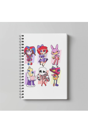 nihonwosekai The Amazing Digital Circus Defter A4 Boy 60 Yaprak ...