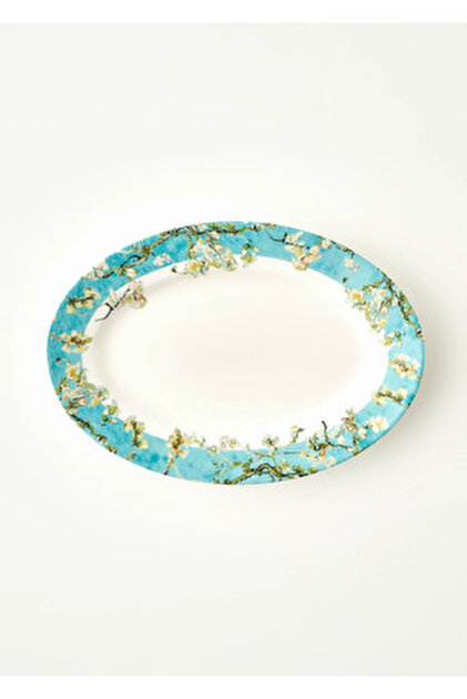 Bella Maison Van Gogh Almond Blossom Porselen Sunum Tabağı Turkuaz (20 ...