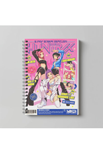 nihonwosekai K Pop Demon Hunters Anime A4 Size 60 Sheets Unlined ...
