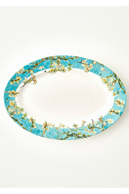 Bella Maison Van Gogh Almond Blossom Porselen Sunum Tabağı Turkuaz (20 ...