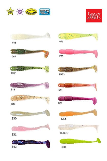 LUCKY JOHN Tioga 2'' (5.08 cm) 10P Silikon Yem - Fiyatı, Yorumları