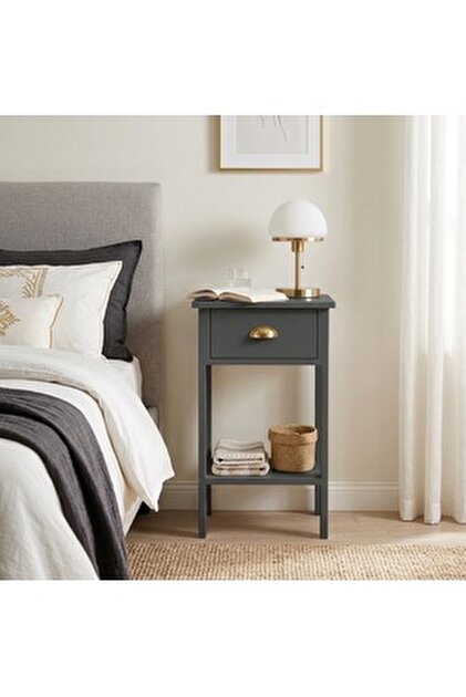 MANDOSİ Tek Çekmeceli Komodin Gold Plus Kulp - Fiyatı, Yorumları