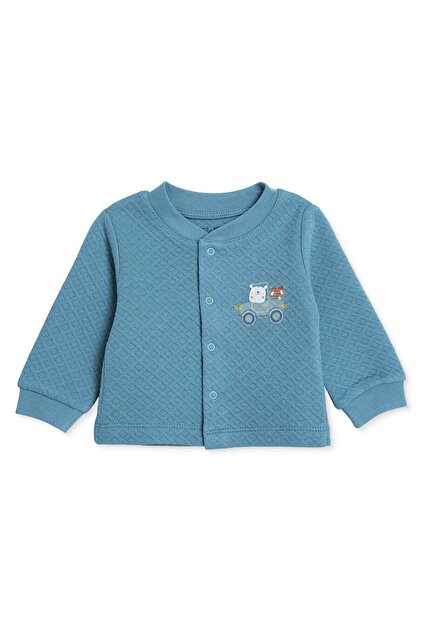 ebebek Hello Baby HelloBaby Erkek Bebek Kapitone Hırka Hayvan Baskılı ...