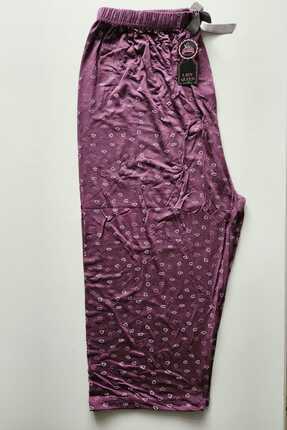 Lady Queen Likralı Ring Viskon Battal Beden Kapri Pijama Altı 6021 ...