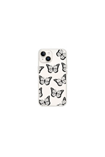 Noir İphone 13-14 Uyumlu 2MM Desenli Şeffaf Kılıf Kapak - Fiyatı, Yorumları