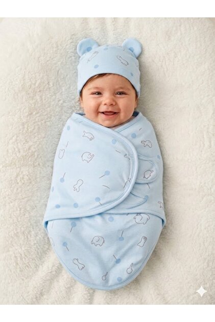 biyan collection %100 Pamuk Yazlık İnce Kumaş Kundak, 0-3 Ay Bebek İçin ...
