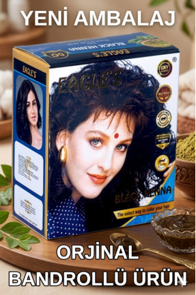 aleyna baharat Eagles Kahverengi Hint Kınası 6'lı Paket Orjinal ...