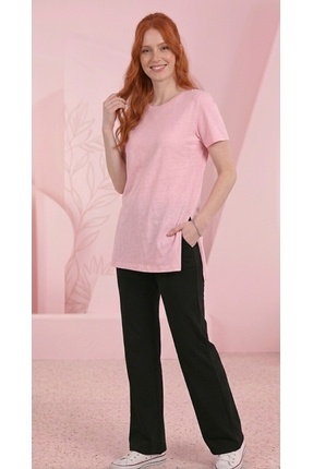blackbonds gri Iki Yandan Yırtmaçlı Basic T-shirt duble kol - Fiyatı ...