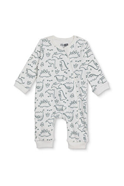 ebebek Hello Baby HelloBaby Erkek Bebek Tulum Dinozor Baskılı Fermuarlı ...
