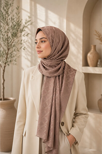 MİRSOY SCARF Lina Desen Kaymaz jakarlı Şal - Fiyatı, Yorumları