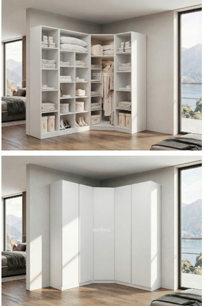 CANBAZ FURNİTURE Mira modüllü köşe 5 MDF kapaklı %100 MDF (KURULUM ...