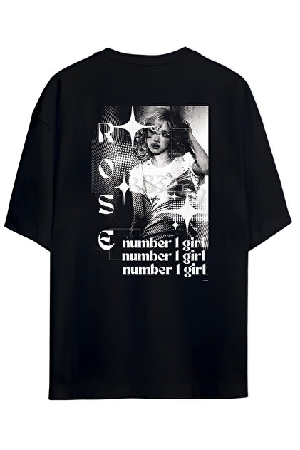Grafftee Clothing Blackpink Rosé Baskılı Unisex Pamuklu Crop | Premium ...