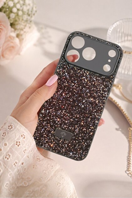 KZN TECH iPhone 17 Pro Max Uyumlu Taşlı Simli Kılıf - Fiyatı, Yorumları