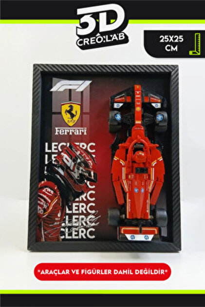3Dcreo.lab Lego Formula 1 Speed Champions Uyumlu Pilot Baskılı Sanatsal ...