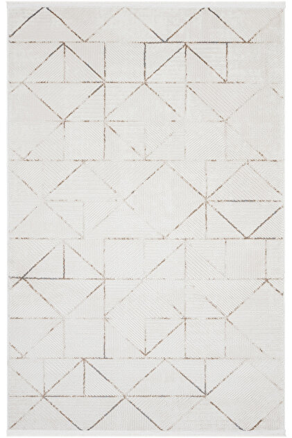 Cool Halı Nevada Krem 160x230 4 Metre Kare Halı Modern Kabartmalı Leke ...