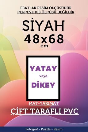 Atlas Sanat Galerisi 22mm-48x68 Cm Mat Pvc Li Camsız Fotoğraf 1000 ...