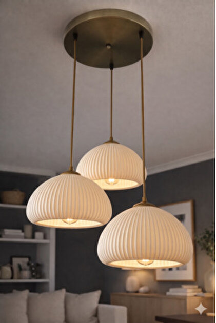 Rekatech LALE design Modern Beyaz Sarkıt Avize Pinterest Şık Tasarım ...