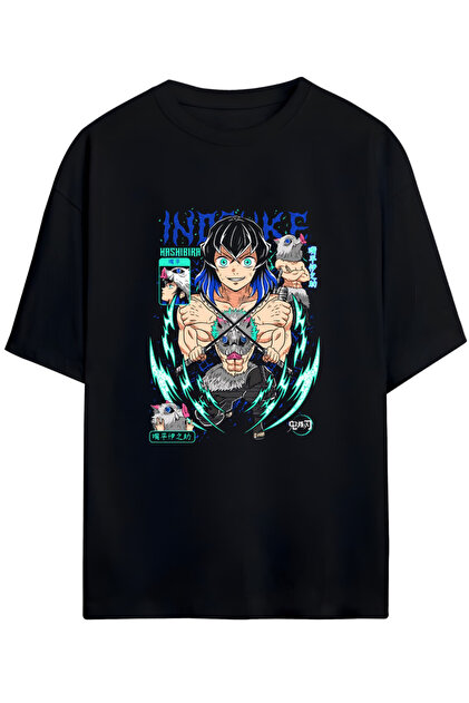 Grafftee Clothing Demon Slayer Anime Özel Tasarım Baskılı Premium ...