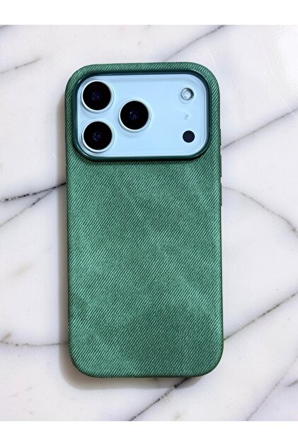 HYPERSOFT Iphone 15 Pro Max (6.7 inç) Uyumlu Kot Dokulu Denim Jeans Lux ...