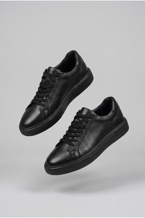 VOO SHOES %100 Dana Derisi Boy Uzatan Beyaz Sneaker | +7 cm Gizli Taban ...