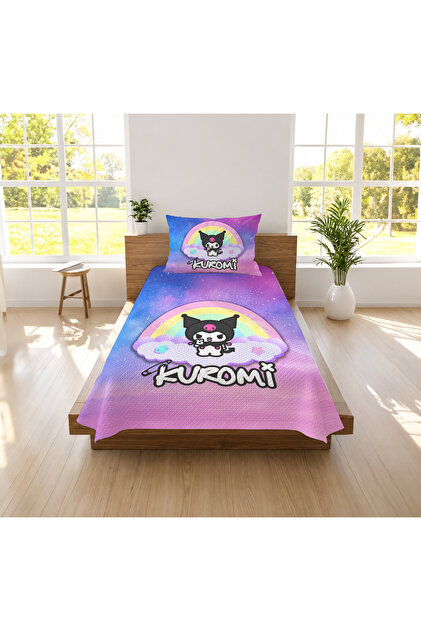 hediyechy Hediye Nevresim kuromi Temalı 3d Desen Baskılı Tek Kişilik ...