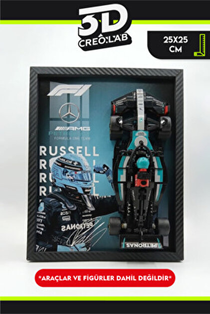 3Dcreo.lab Lego Formula 1 Speed Champions Uyumlu Pilot Baskılı Sanatsal ...