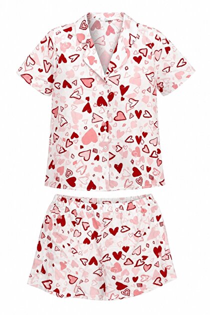 Noi Belis Kısa Kollu Viskon Gömlek-Şort Dokuma Pijama Takımı SS26PJ0004 ...