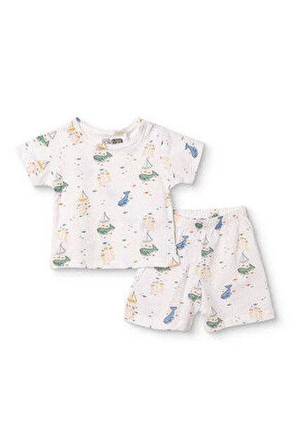 ebebek Hello Baby HelloBaby Erkek Bebek Tişört-Şort Hayvan Baskılı ...