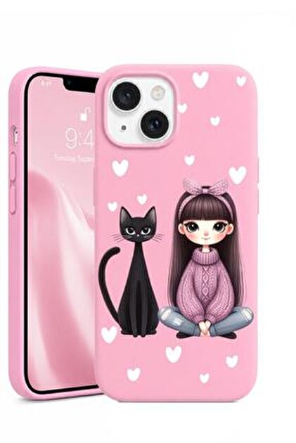 3GEN CASE iPhone 13 / 14 / 15 Uyumlu Aesthetic Collection İçi Kadife ...