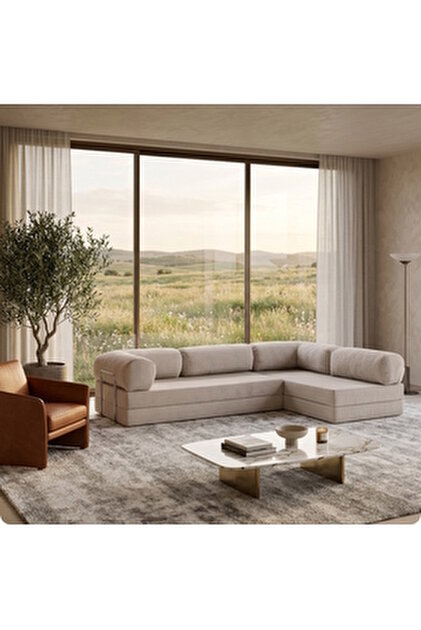 Monami 300x200 cm 50 DNS Açık Köşe Modüler Sünger Koltuk Takımı.ÇÖKMEZ ...