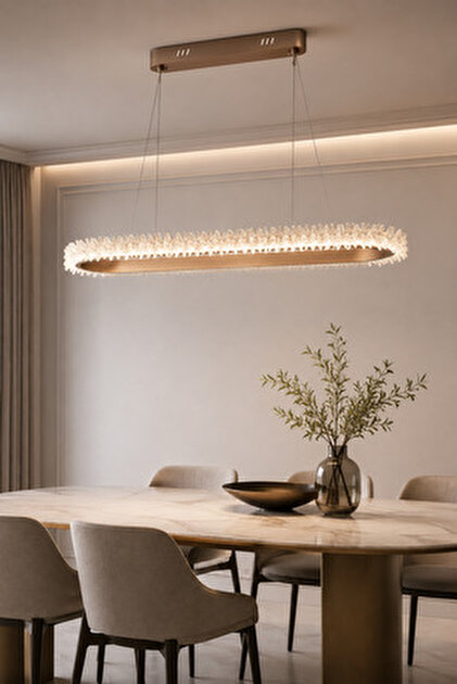 Taşcan Aydınlatma Marbella Sarkıt Led Avize Modern Luxury Salon Yemek ...