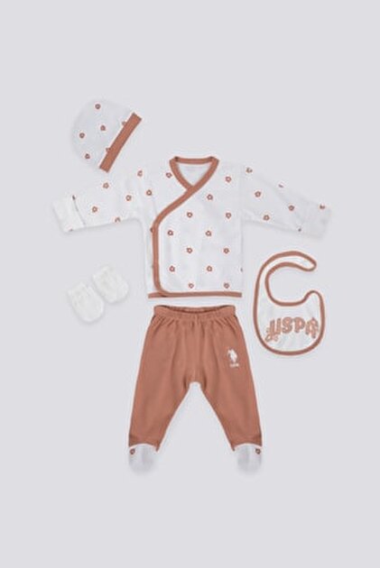 U.S. Polo Assn. Baby Girl Cream Hospital Release Set of 10 50315421 ...