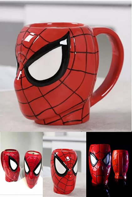 spiderman head mug