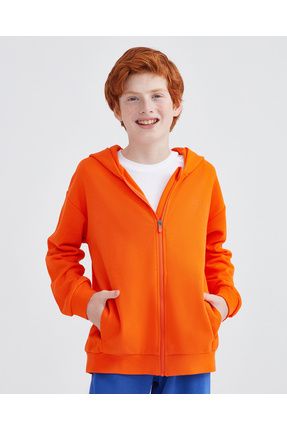 Skechers sweatshirts kids orange store