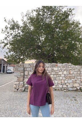 nia boutique Mor Tshirt Fiyat Yorumlar Trendyol
