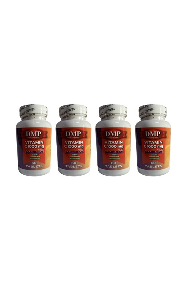 DMP Vitamin C 1000 Mg - Zinc Black Elderberry Cordyceps Echinacea 60 ...