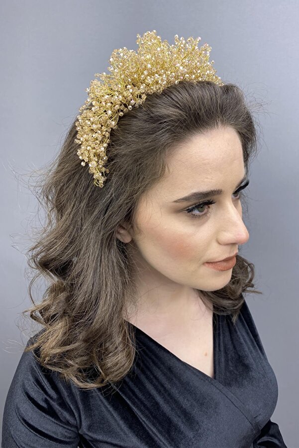 Hobigram Golden Yellow Atair Henna and Bridal Crown for the Most ...