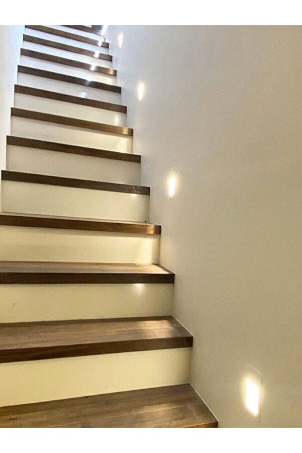 Akviva Square Sensorless 3 Watt White Light Chrome Case Stair, Step ...