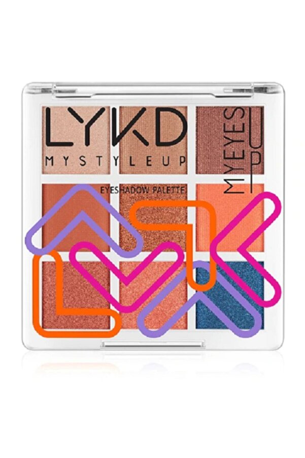 lykd 250 Sunset Glow 9-Piece Eyeshadow Palette - Trendyol
