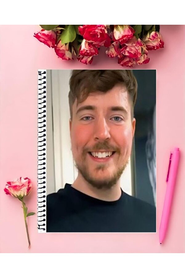 animeandyourworld mr beast Notebook 1 Piece Special Design A4 Size 21* ...