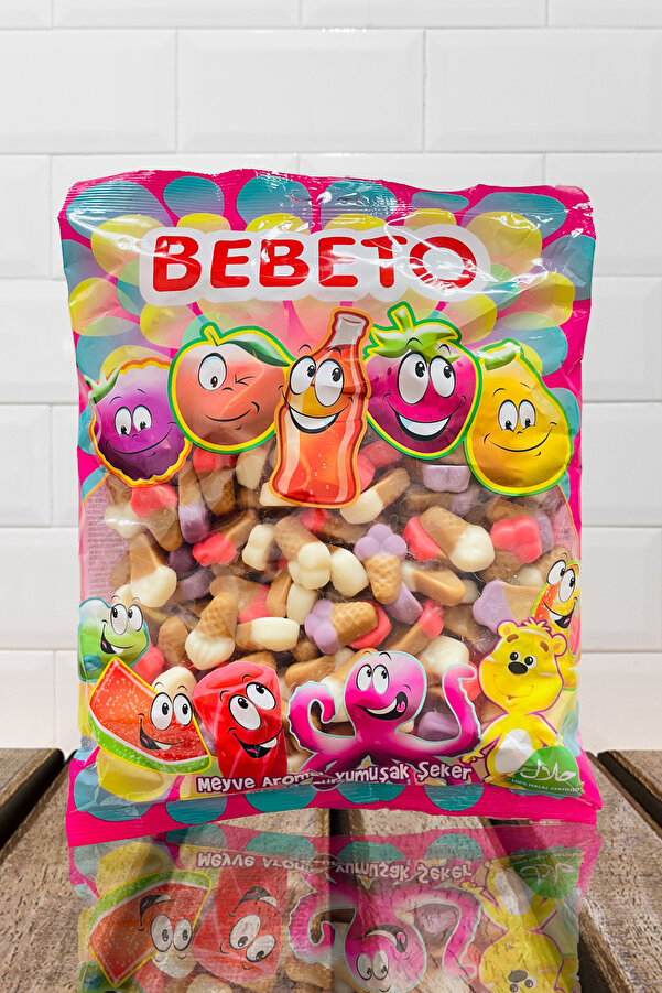 BEBETO Soft Candy Halal Ice Cream with Fruits - 1 kg- Trendyol