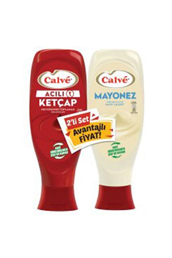 Calve 600Gr Calve Light Mayonnaise - Set of 4 Painful Ketchup - Trendyol