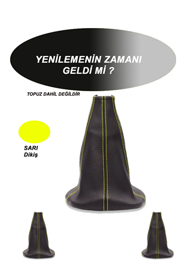 SHANLİVA Ford S Max-- Compatible Yellow Gear Gaiter Vehicle Otto - Trendyol