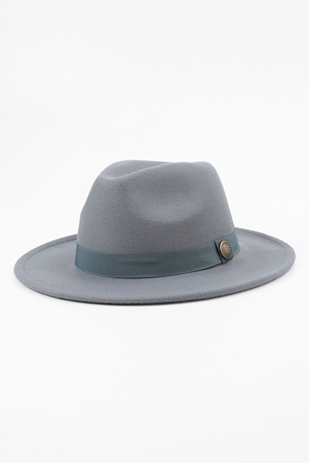 Kapin Nardo Grey Trilby Panama Kalap - Trendyol