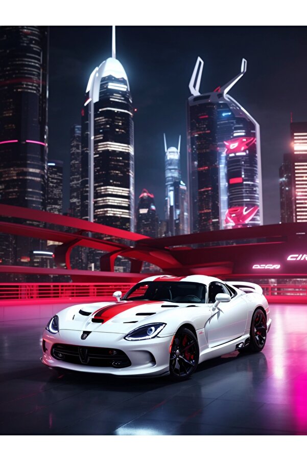 YAPAY ZEKA SANAT World Sports Car Types 10-Piece Poster- Trendyol