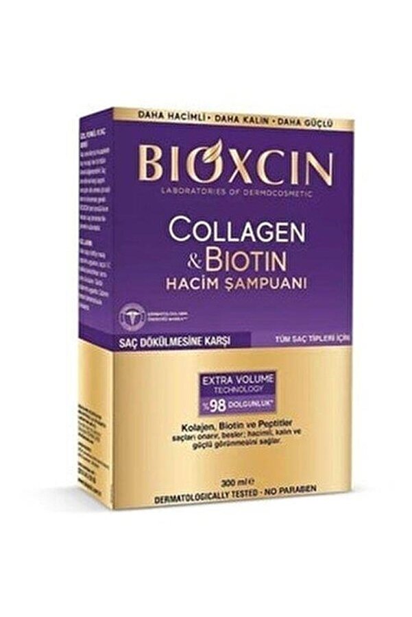 Bioxin Bioxcin Collagen Biotin Shampoo - Anti-Hair Loss 300 ml - Trendyol