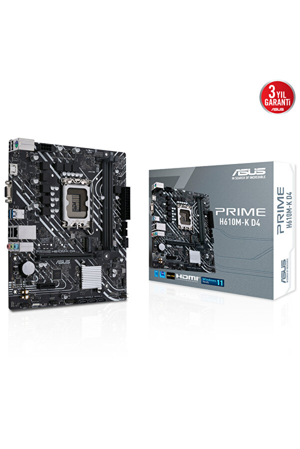 Universal Asus prime h610m-k d4 12th generation intel h610 socket 1700 ...
