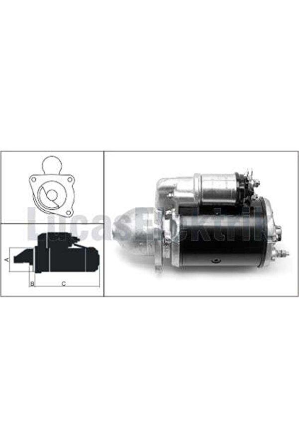 LUCAS MARS MOTOR 12V 2.8KW 10 DIS M127 YUKL.3CX 4CX-LUCAS 27518 - Trendyol